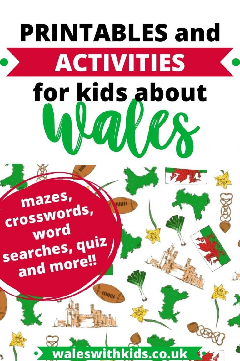 Wales Printable Activities for Kids - Wales With Kids